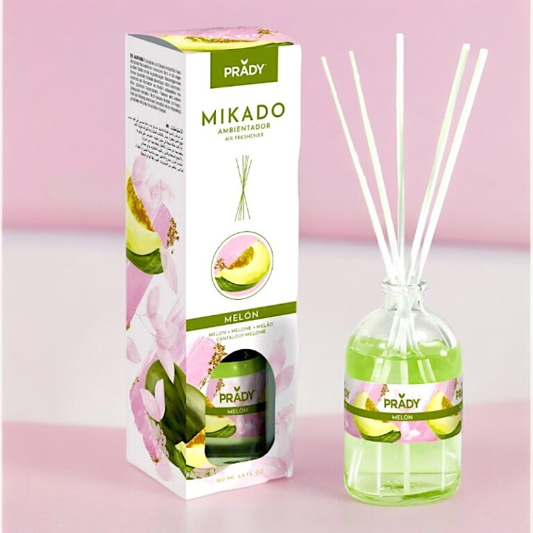 Box of 12 - €1,57 the MELON Scented Mikado - Prady