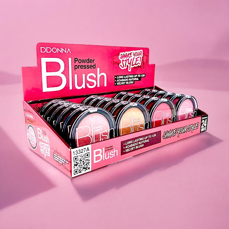 Display of 24: €1,02 for BLUSH Compact Powder Blush - D'Donna