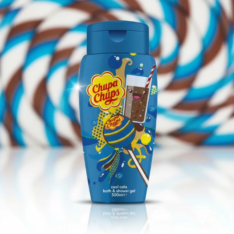6er-Pack (je 2,45 €) – COOL COLA Bade- und Duschgel 300 ml – Chupa Chups